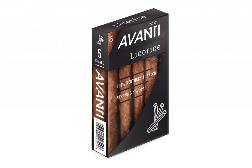 Avanti Licorice 5 Pack - Avanti Cigar