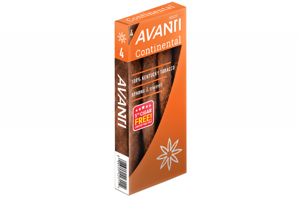 Avanti Continental Anisette 4 Pack - Avanti Cigar