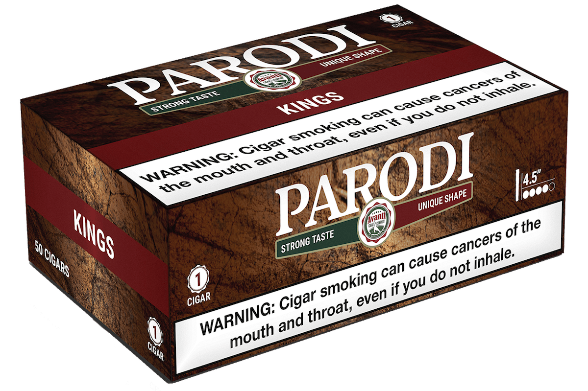 Parodi Kings (Singles) 50 box - Avanti Cigar